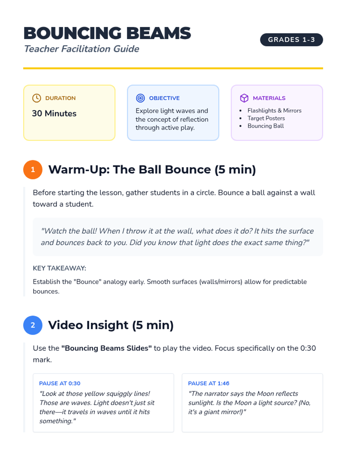 Bouncing Beams • Lesson • Lenny Learning