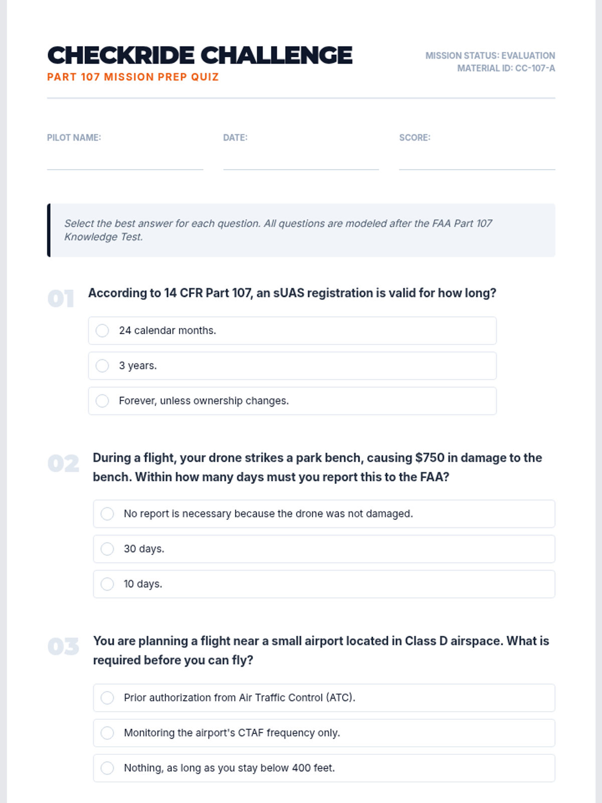 Mission Ready Review • Lesson • Lenny Learning