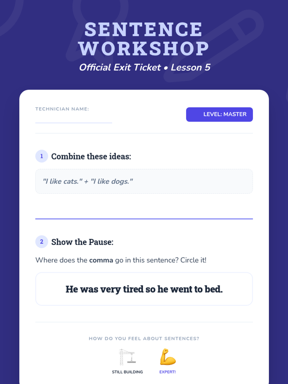 The Sentence Bridge • Lesson • Lenny Learning