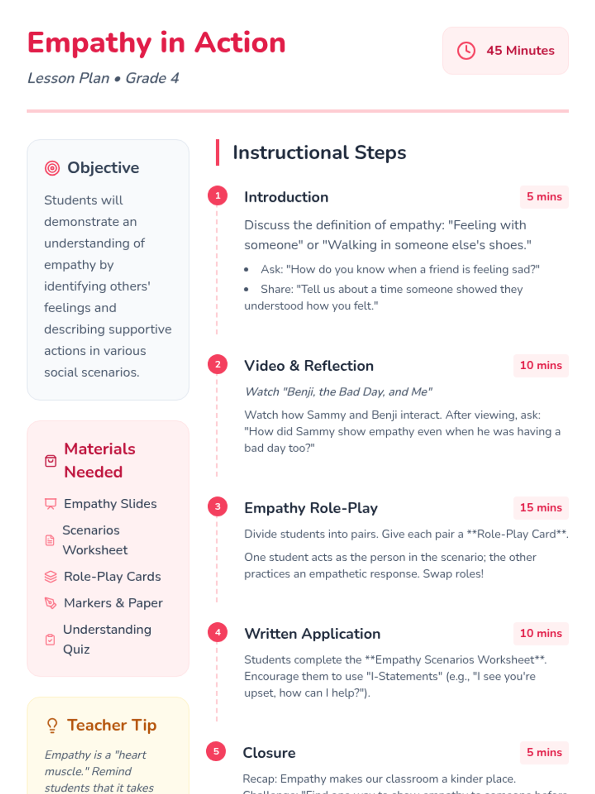 Empathy in Action • Lesson • Lenny Learning