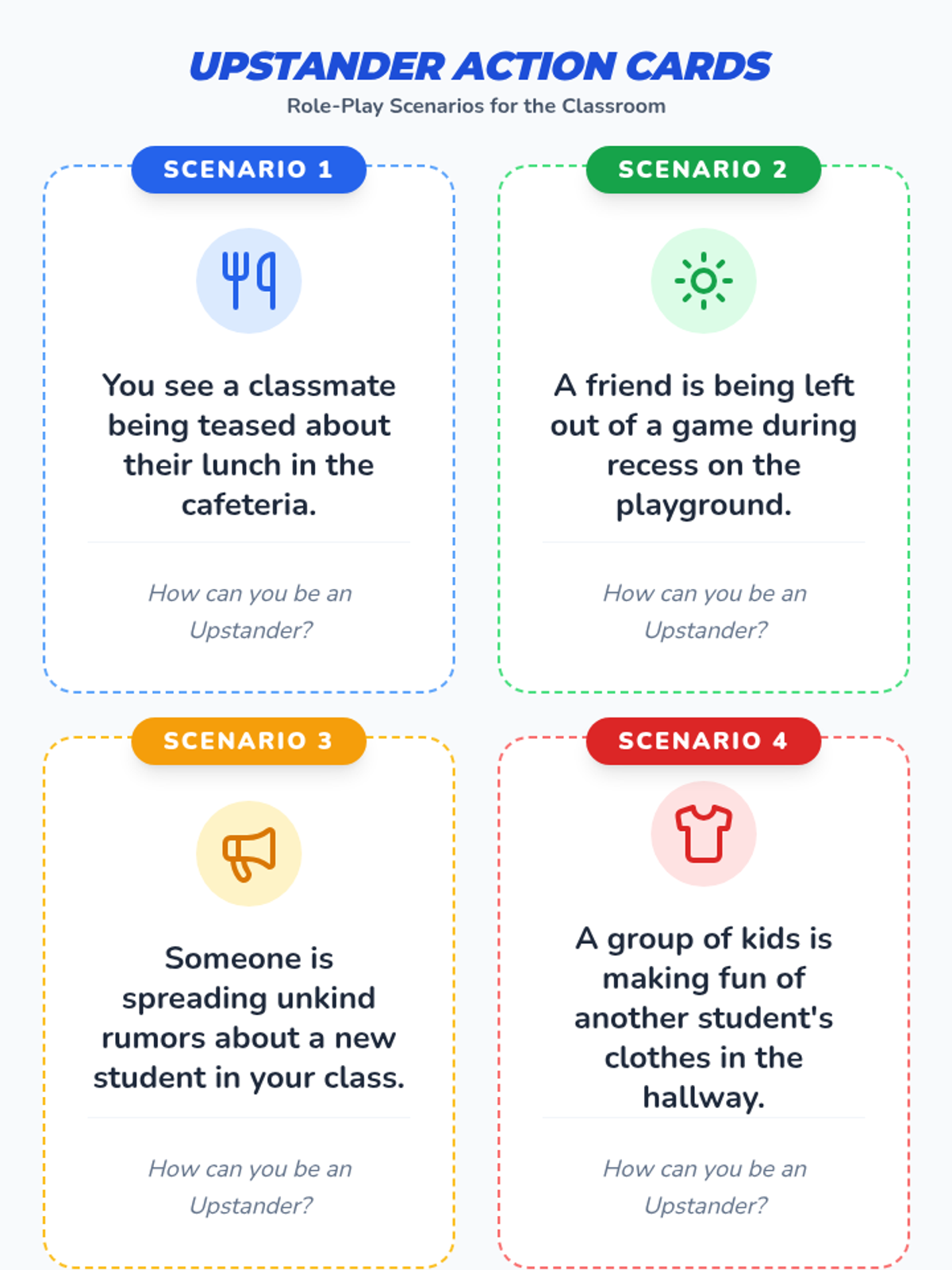 Be an Upstander • Lesson • Lenny Learning