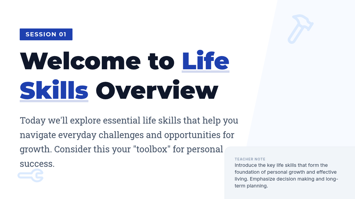 What's in Your Toolbox? • Lesson • Lenny Learning