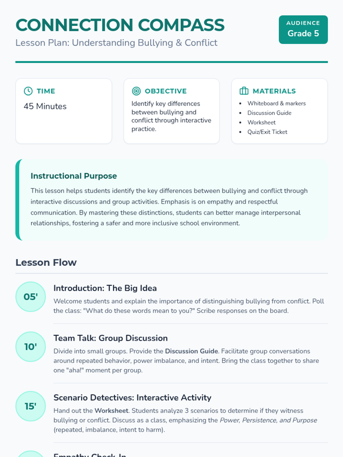 Understanding Bullying and Conflict • Lesson • Lenny.com