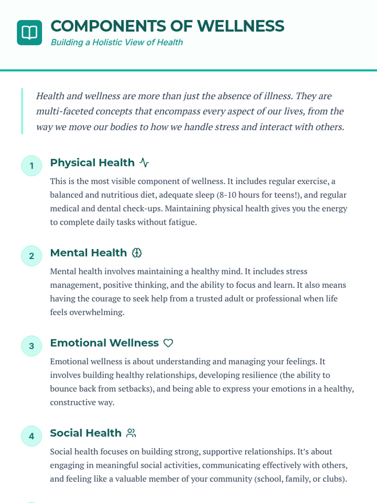 Health and Wellness Project Kickoff • Lesson • Lenny Learning