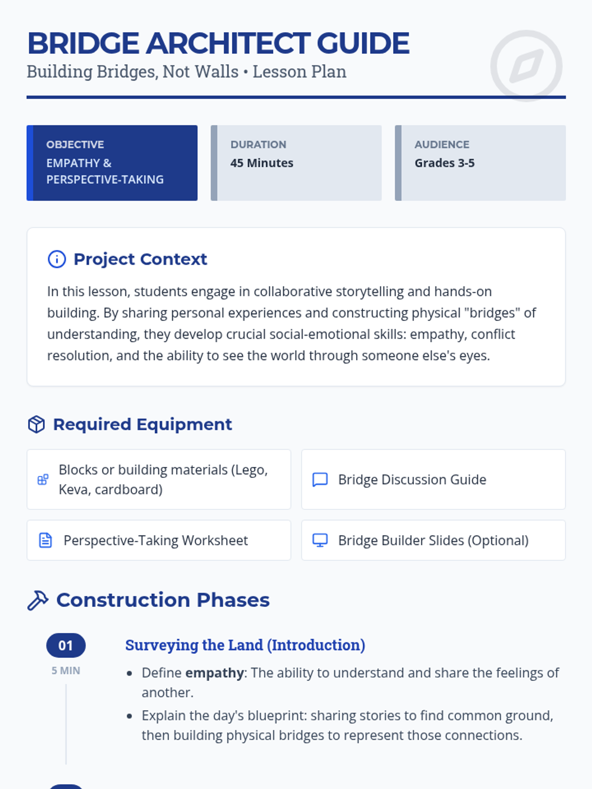 Bridge Architect Lesson Plan • Material • Lenny Learning