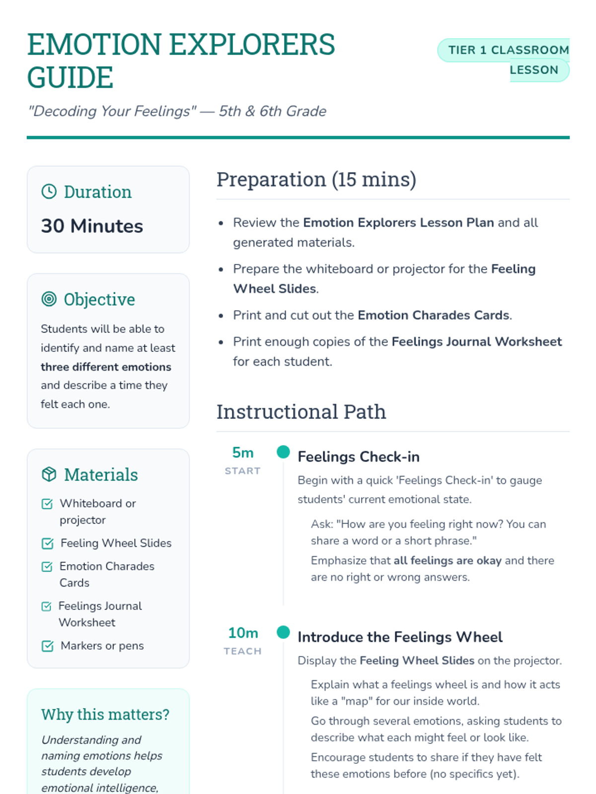 Emotion Explorers • Lesson • Lenny Learning
