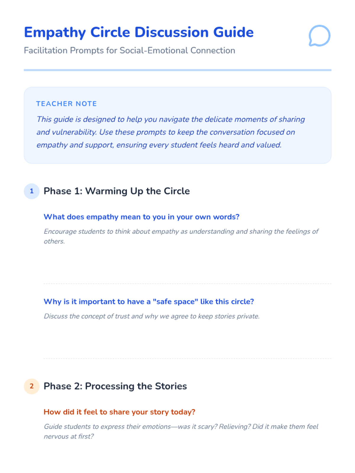 The Empathy Circle • Lesson • Lenny Learning
