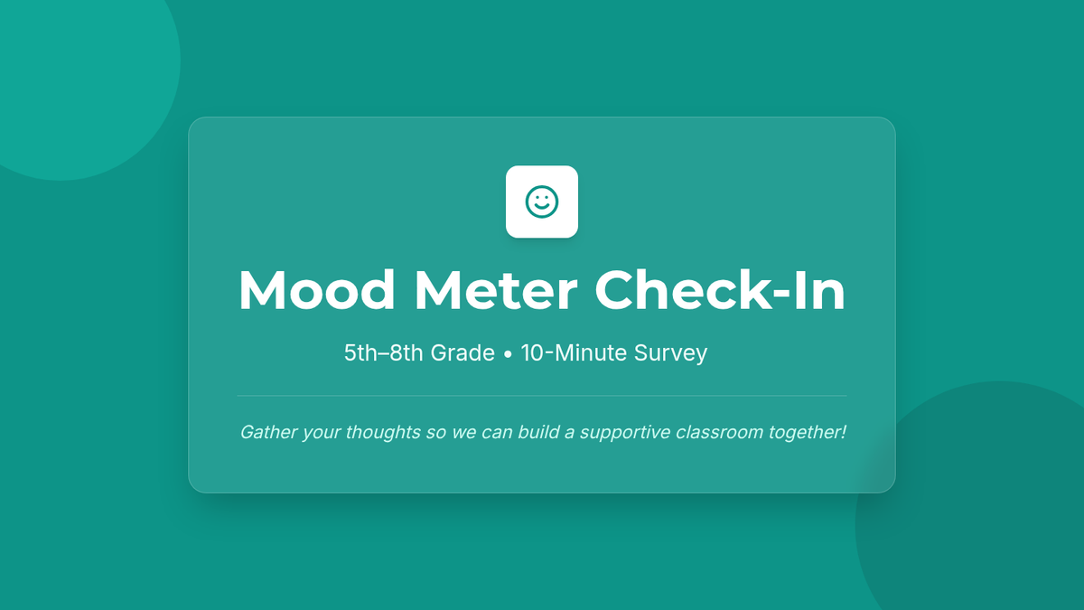 Mood Meter Check-In • Lesson • Lenny Learning