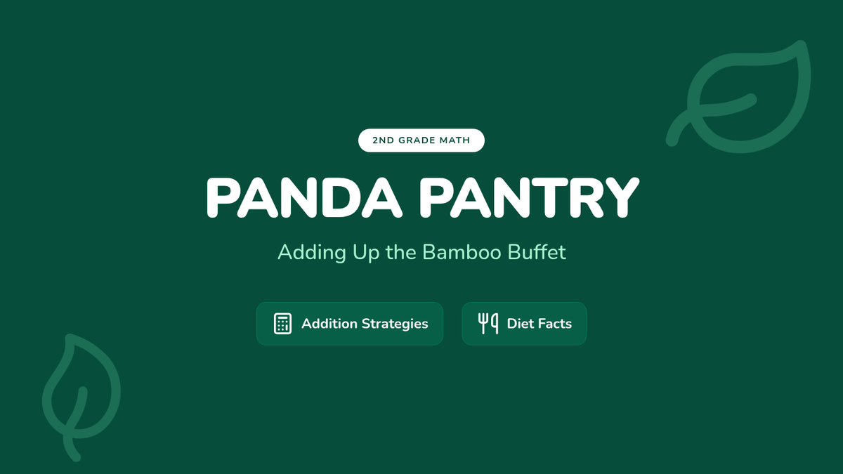 Panda Pantry Math • Lesson • Lenny Learning