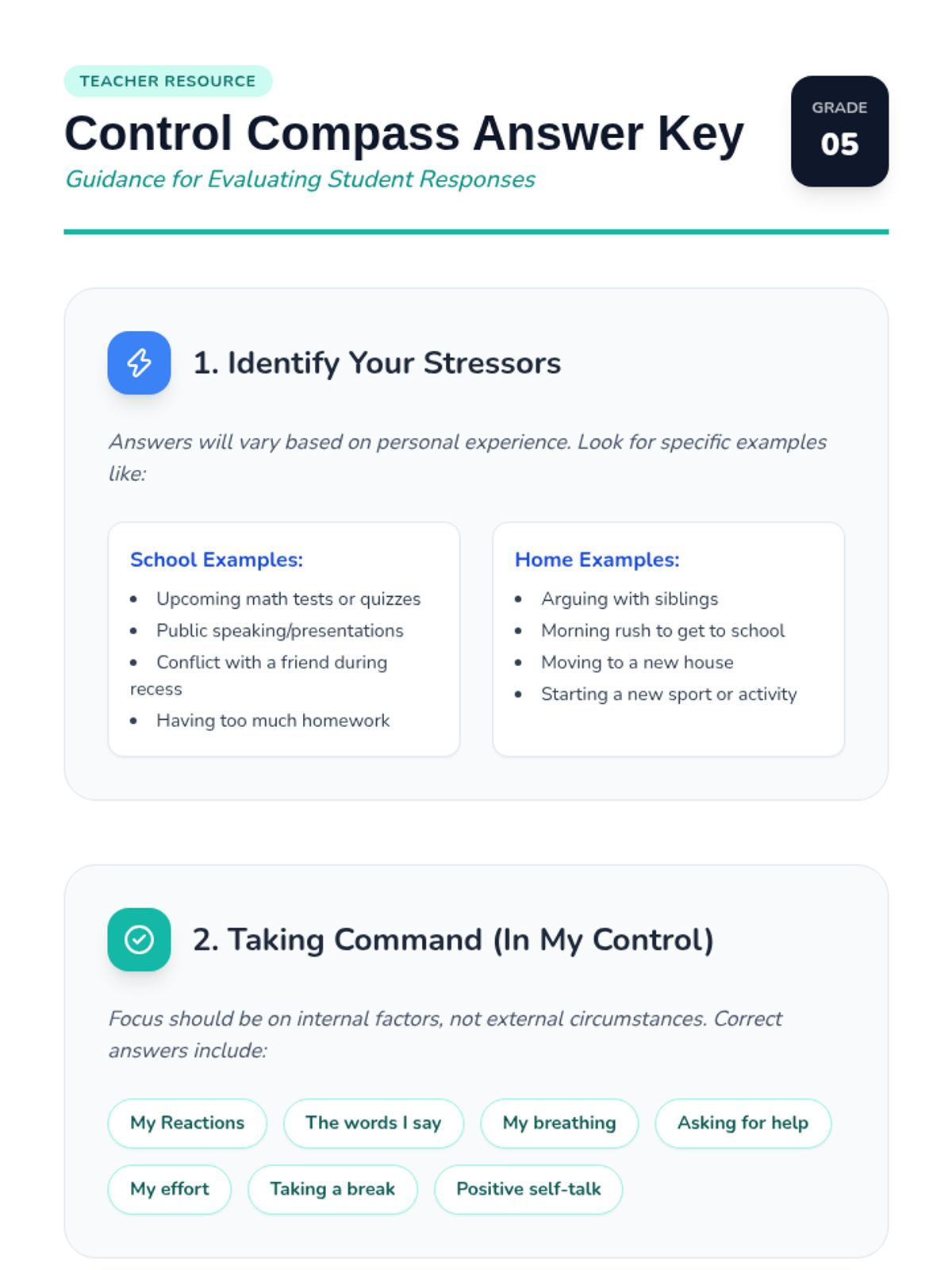 Stress Management and Control • Lesson • Lenny Learning