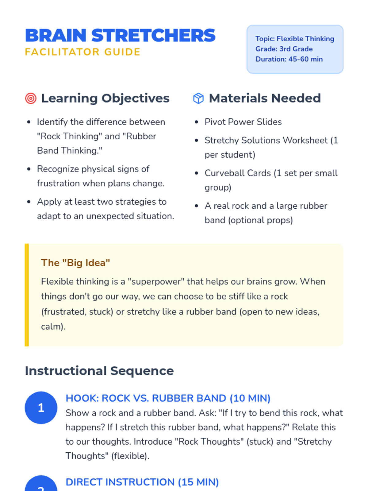 Flexible Thinking Friends • Lesson • Lenny Learning