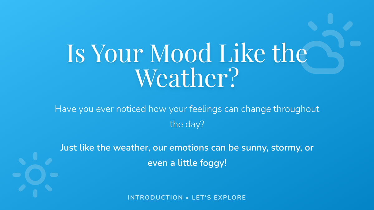 Mood Weather • Lesson • Lenny Learning
