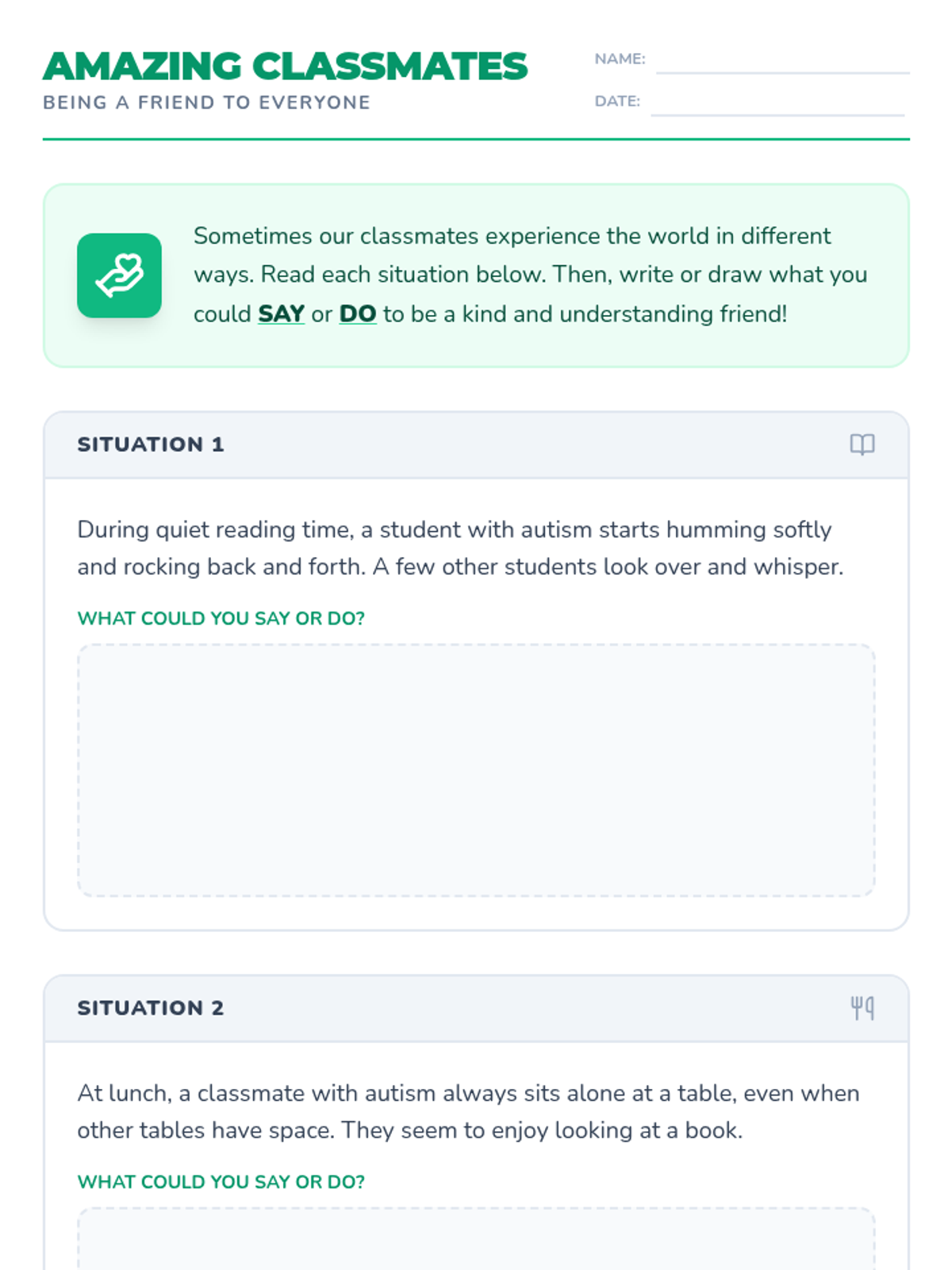 Amazing Classmates Lesson • Lesson • Lenny Learning