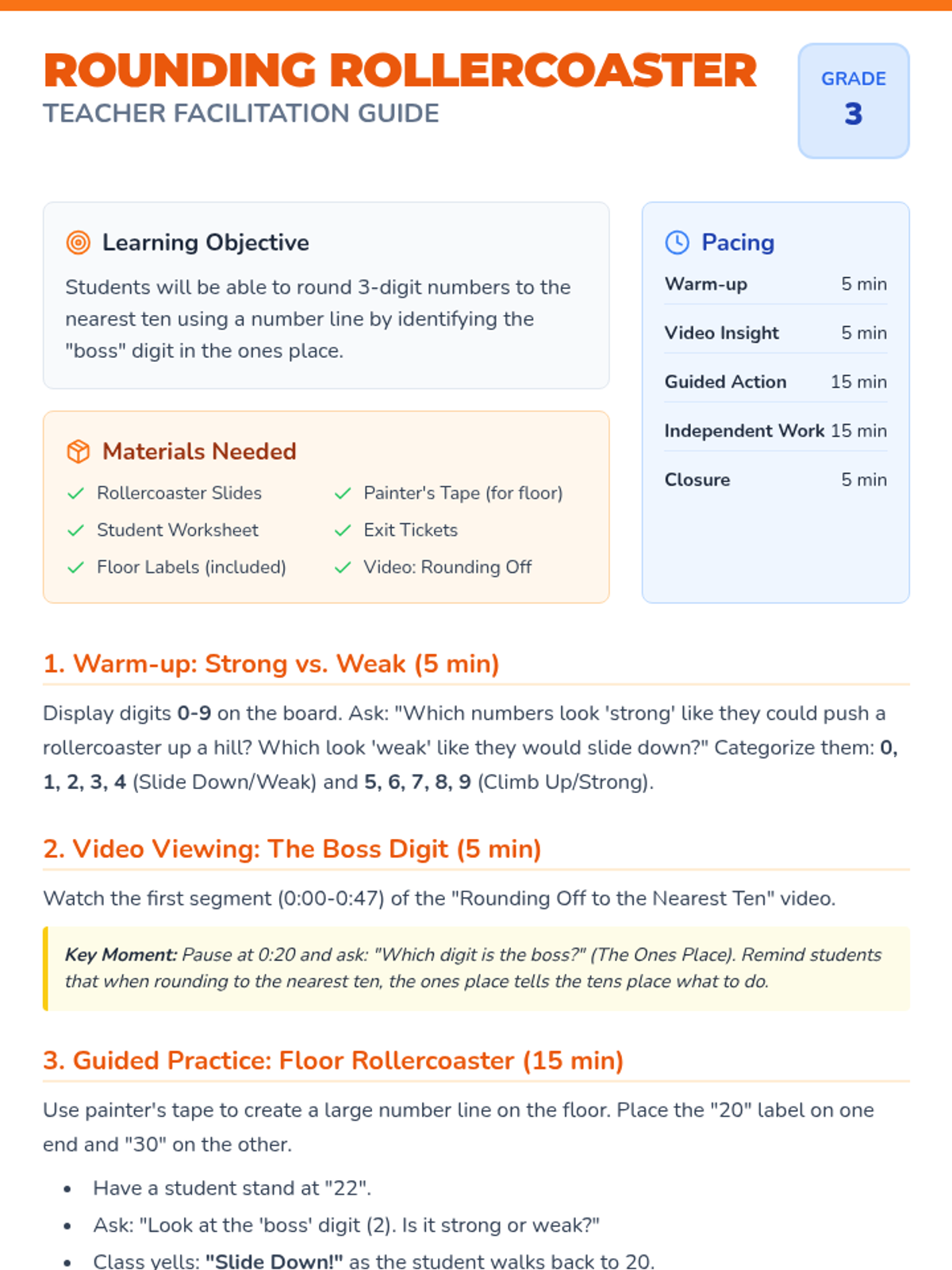 Rounding Rollercoaster • Lesson • Lenny Learning