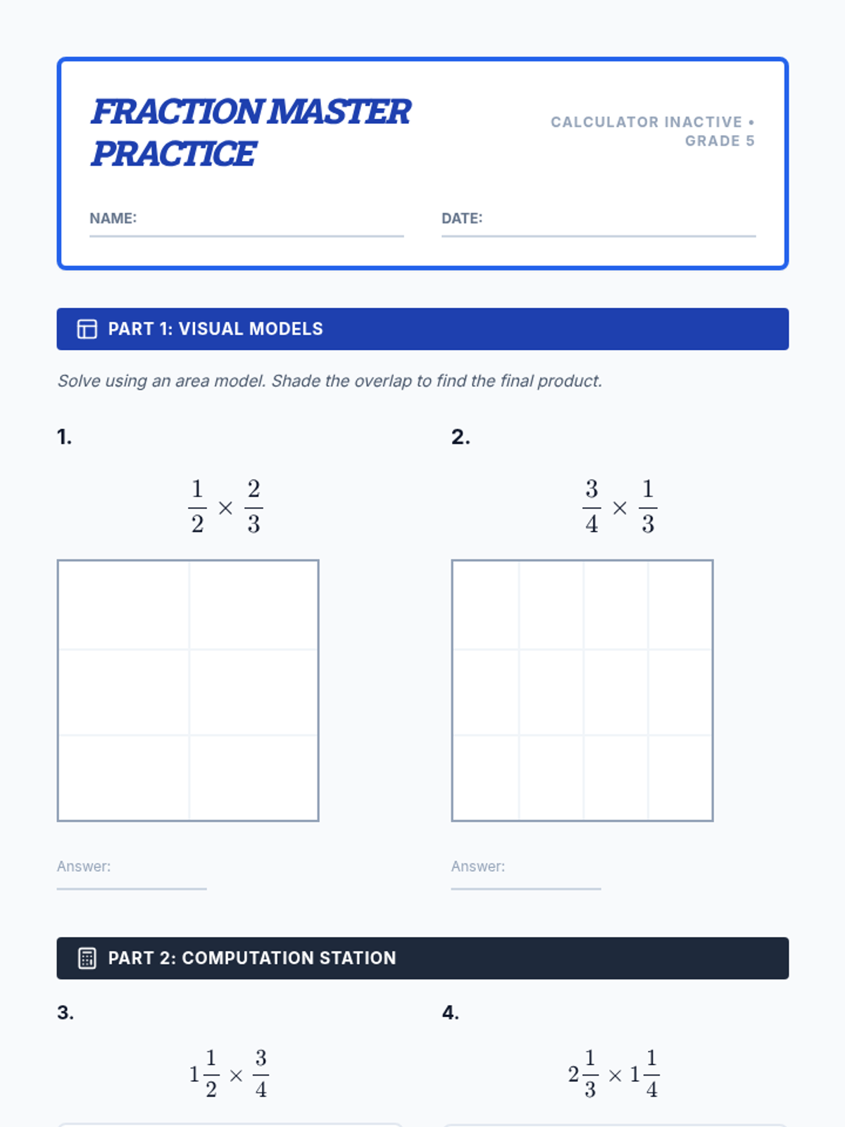 Fraction Master Builders • Lesson • Lenny Learning