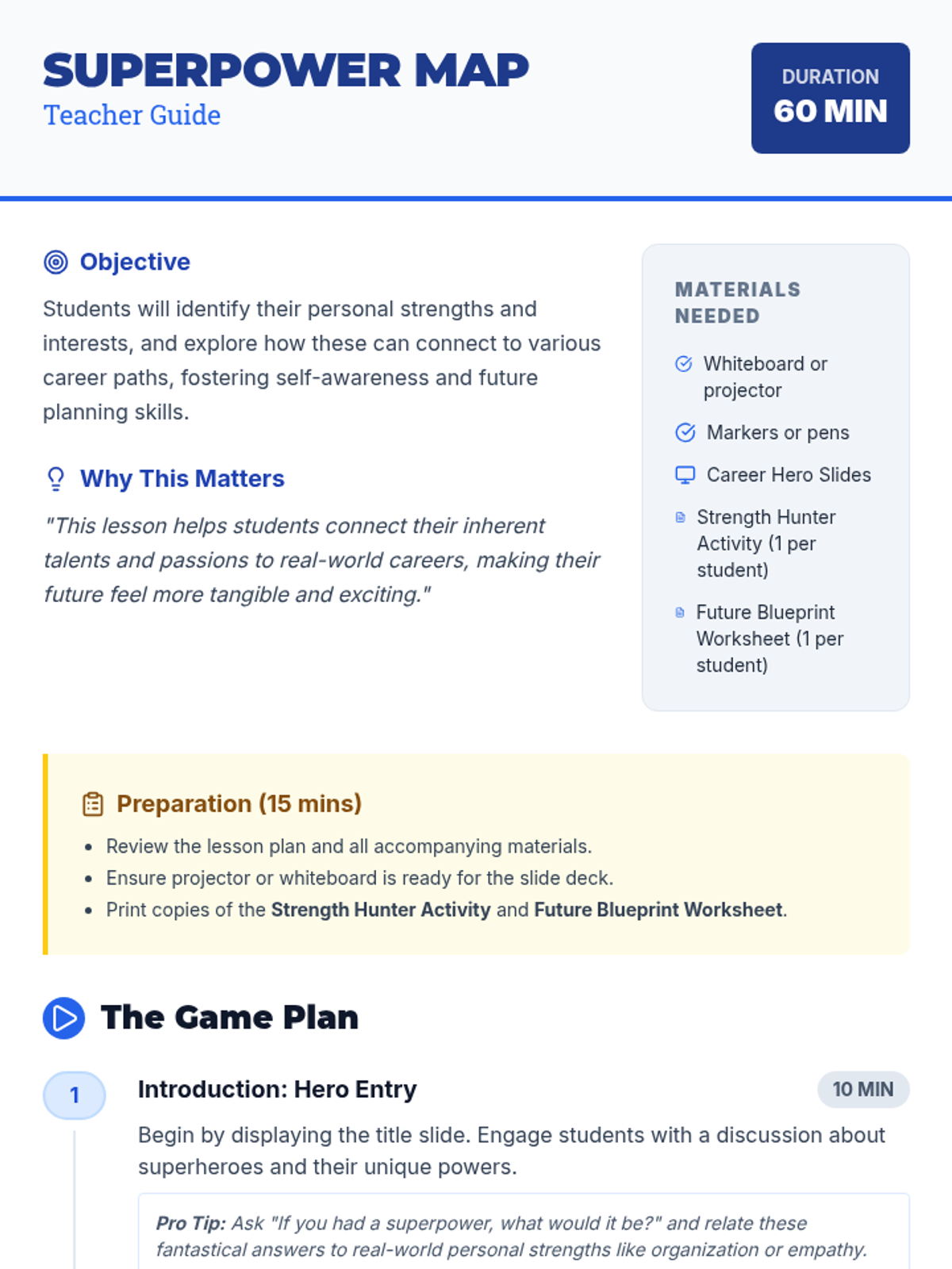 Superpower Map Teacher Guide • Material • Lenny Learning