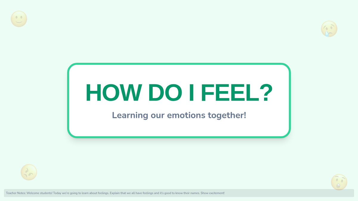 How Do I Feel • Lesson • Lenny Learning