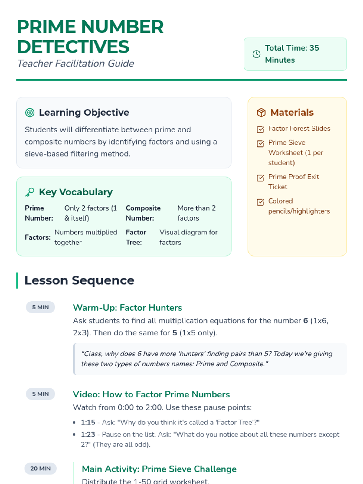 Prime Number Detectives • Lesson • Lenny Learning