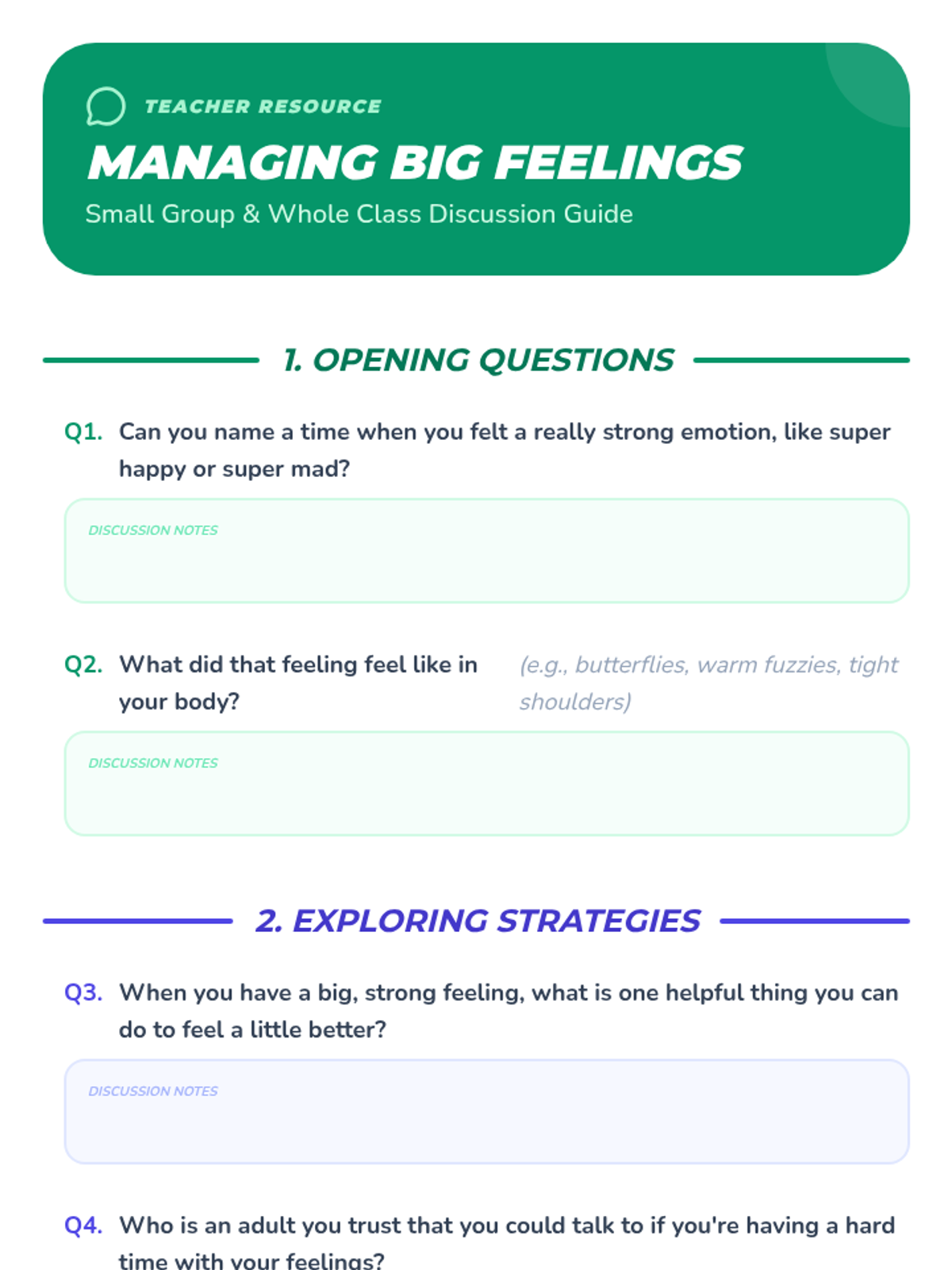 Feelings Power-Up • Lesson • Lenny Learning