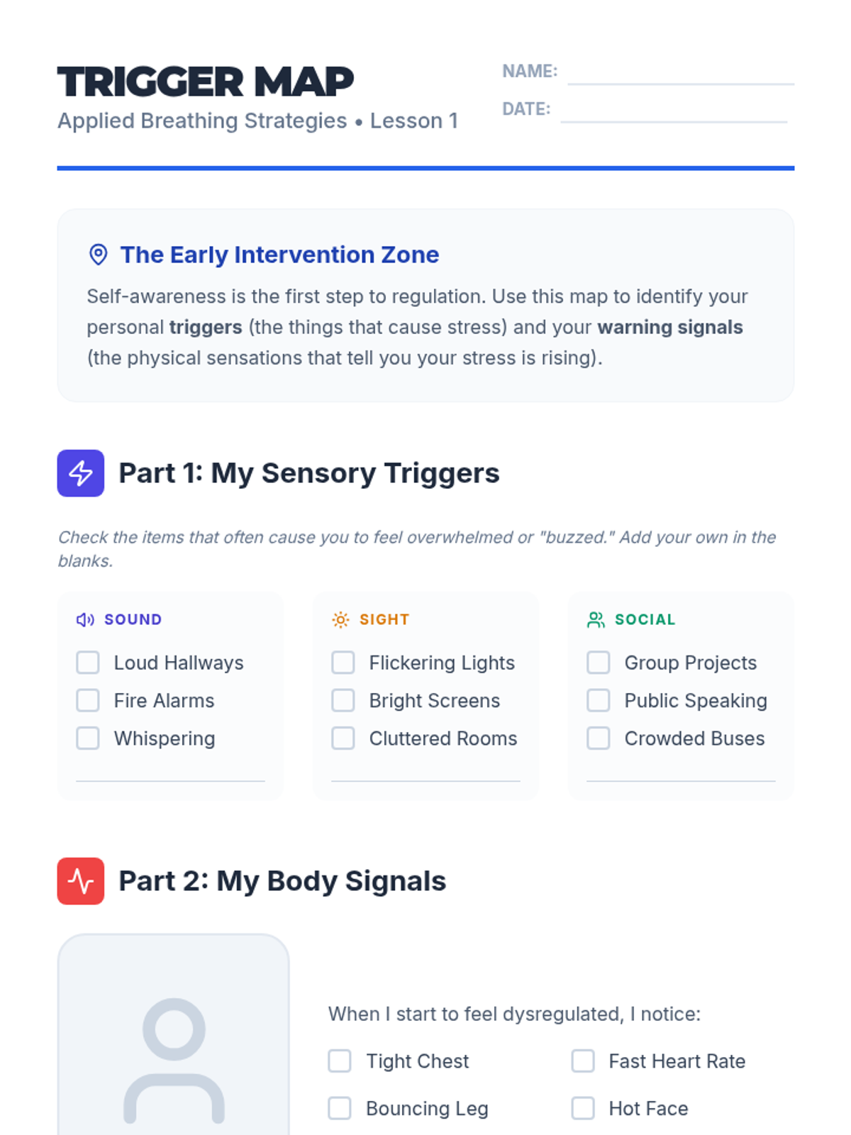 Trigger Map Worksheet • Material • Lenny Learning