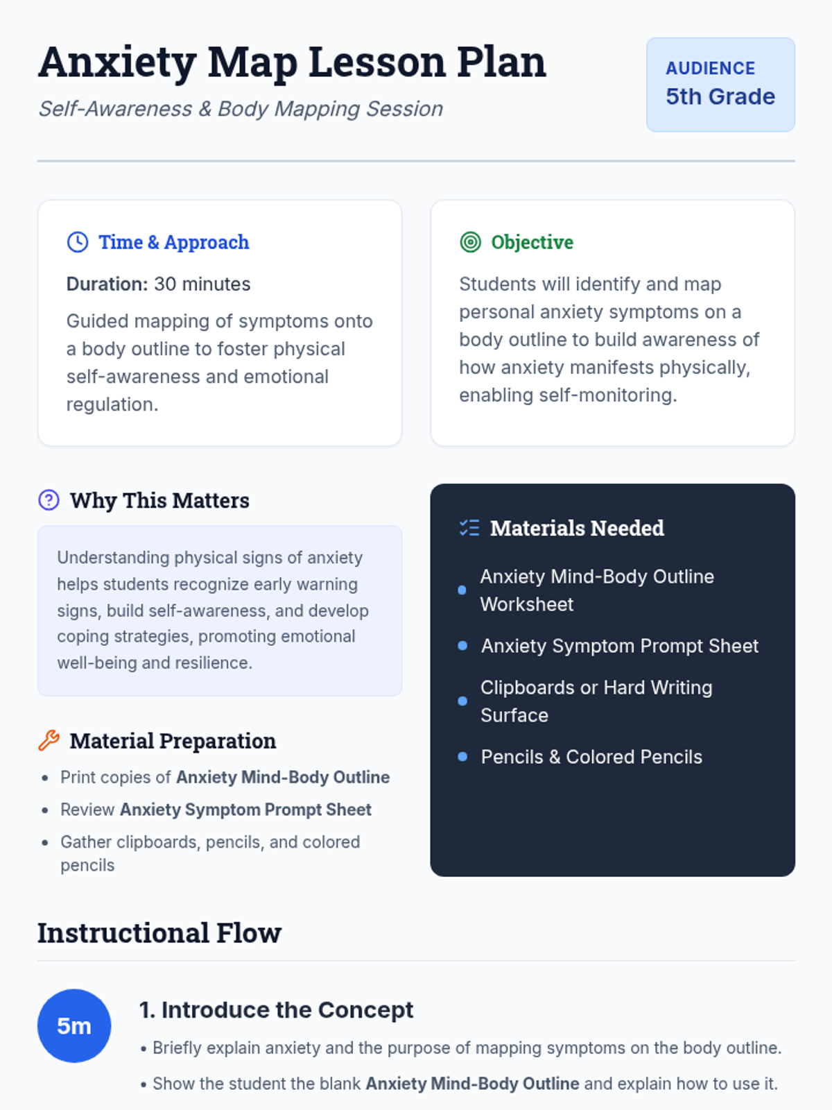Mapping My Anxiety • Lesson • Lenny Learning