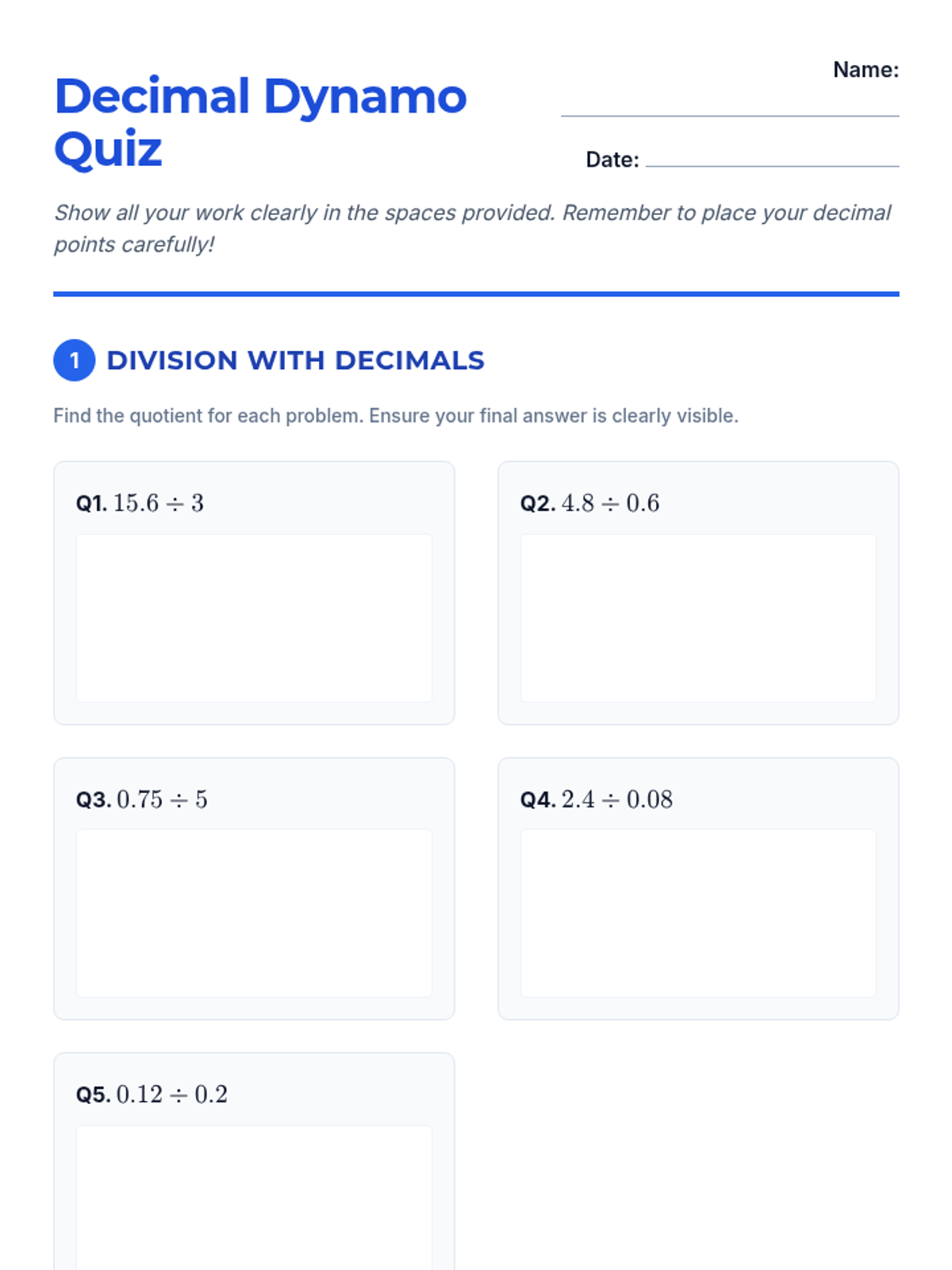 Decimal Mastery • Lesson • Lenny Learning