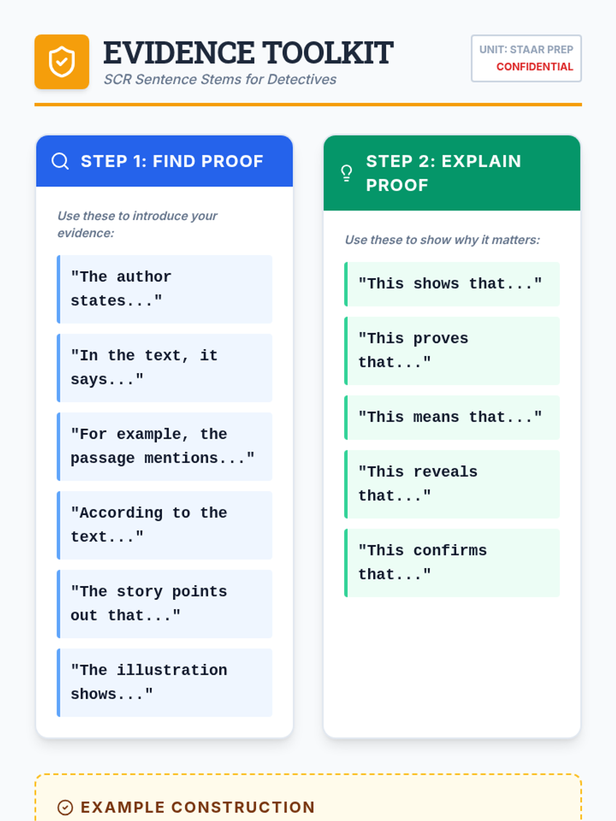 Evidence Detectives • Lesson • Lenny Learning