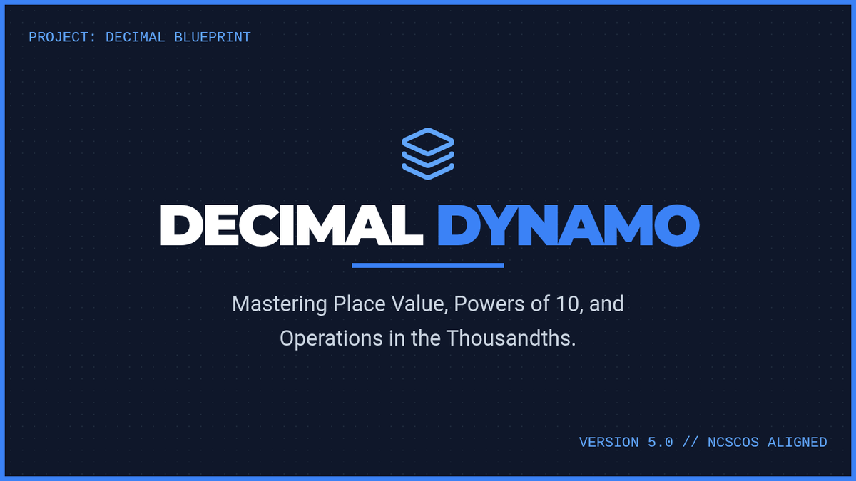 Decimal Blueprint • Lesson • Lenny Learning