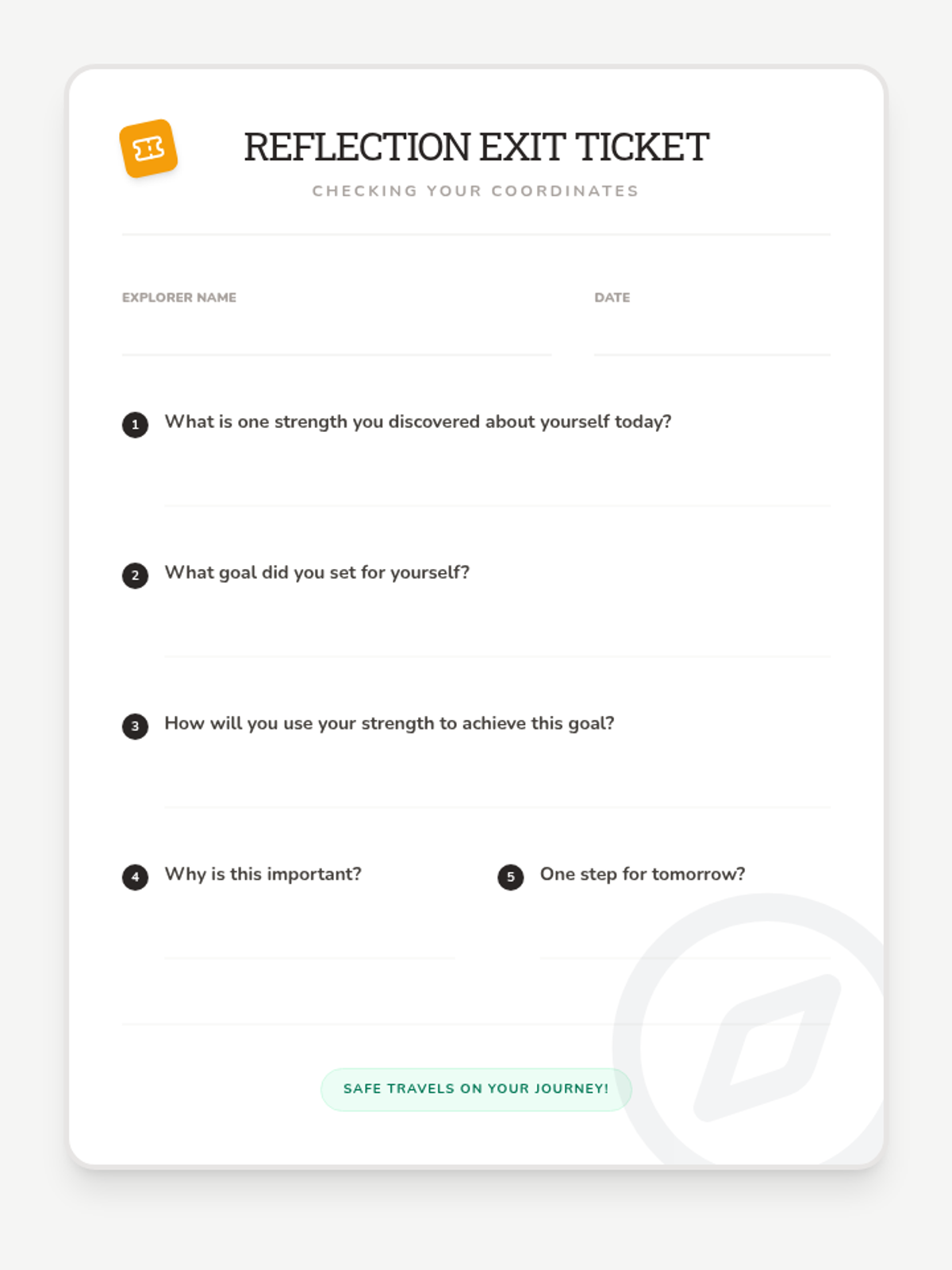 Strengths and Goals Map • Lesson • Lenny Learning