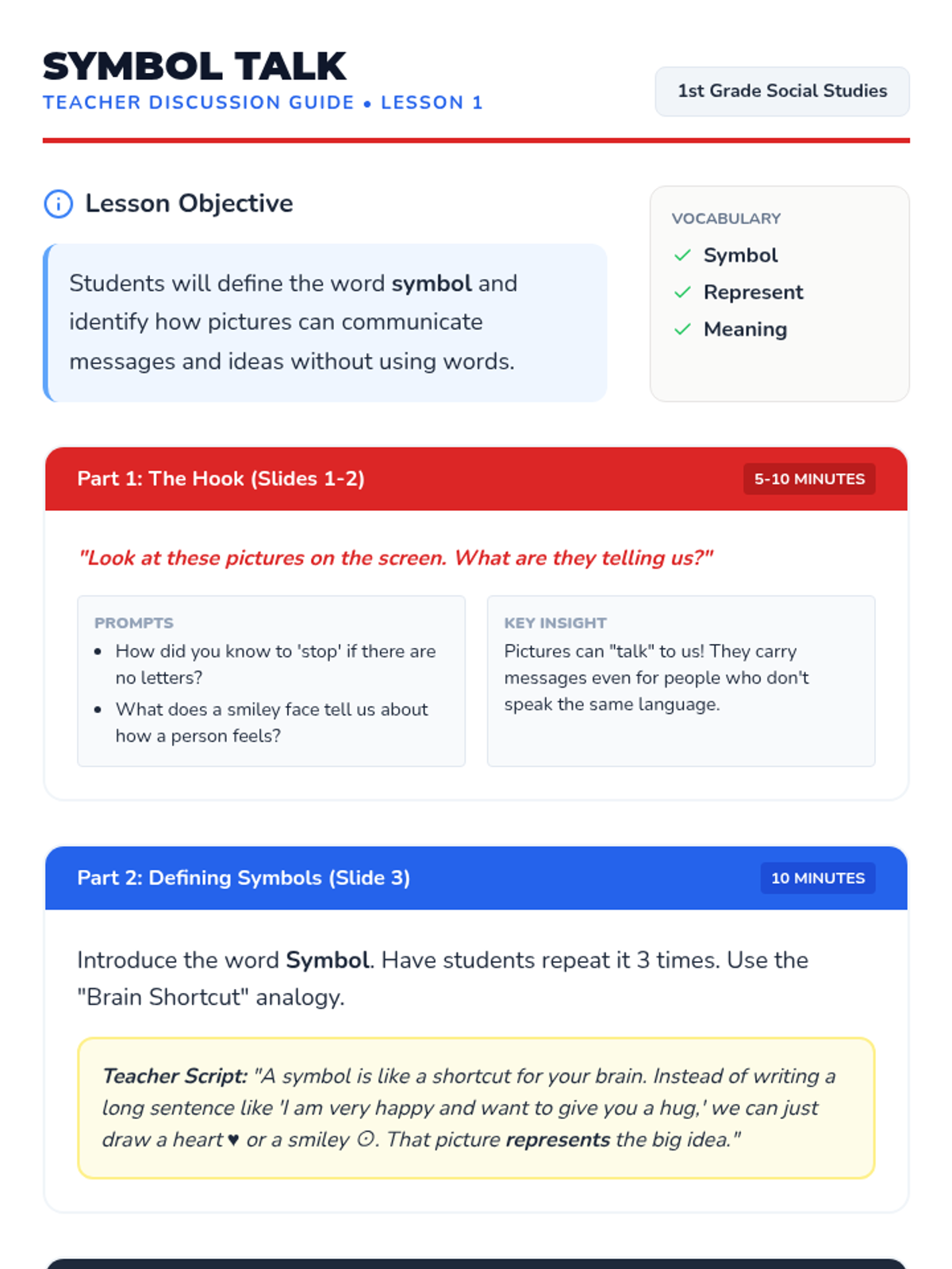 Defining Symbols in Daily Life • Lesson • Lenny Learning