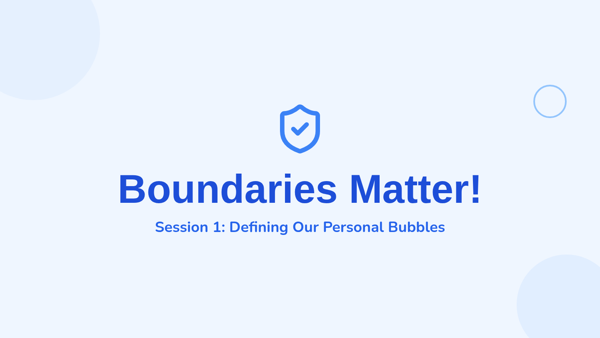 Defining Boundaries Session 1 • Lesson • Lenny Learning