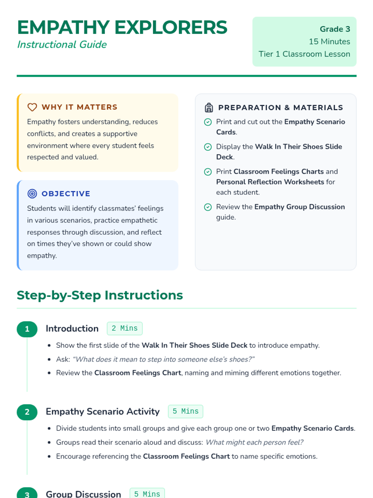 Empathy Explorers • Lesson • Lenny Learning