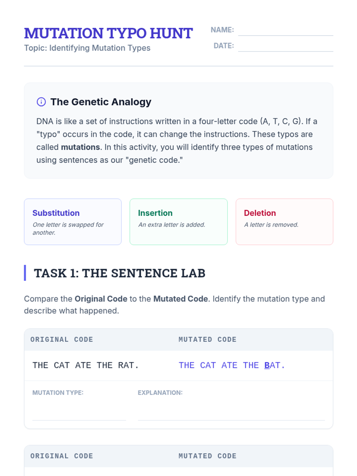 Mutation Typo Hunt Lesson • Lesson • Lenny Learning