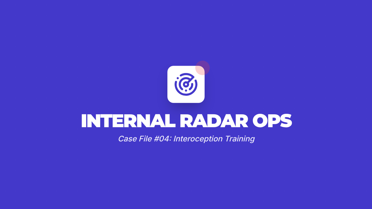 Internal Radar Ops • Lesson • Lenny Learning