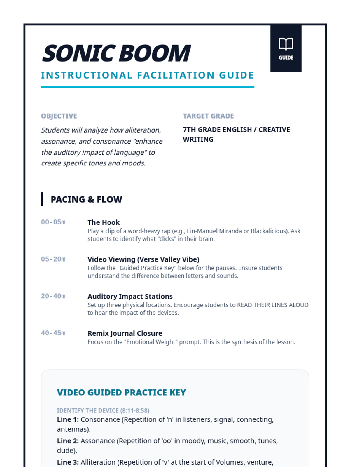 Sonic Boom Sound Devices • Lesson • Lenny Learning