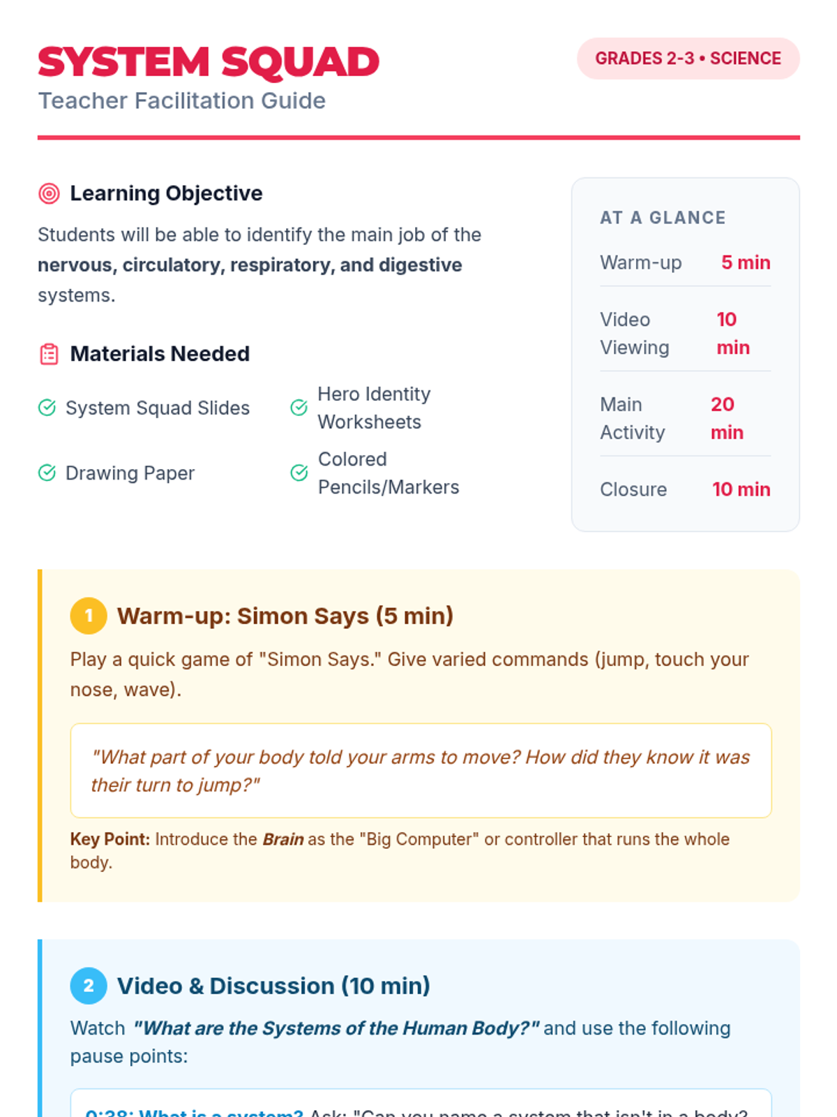 System Squad • Lesson • Lenny Learning