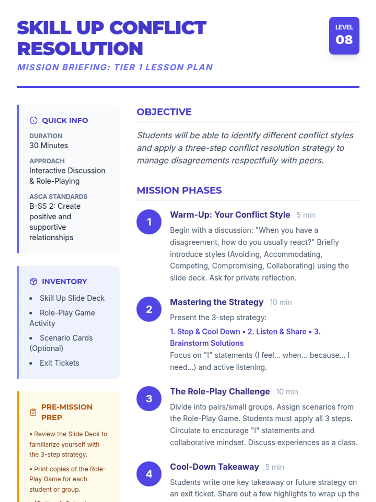 Conflict Resolution Skill Up • Lesson • Lenny Learning