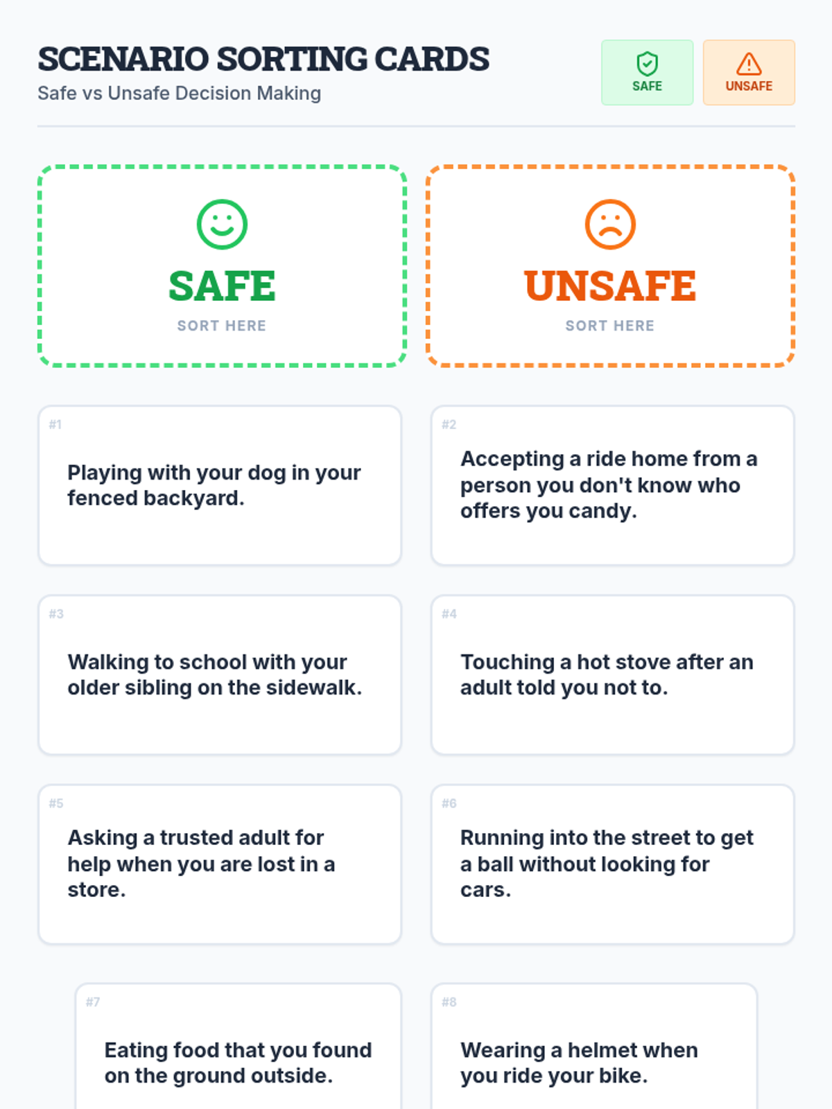 Safe vs Unsafe Sort • Lesson • Lenny Learning