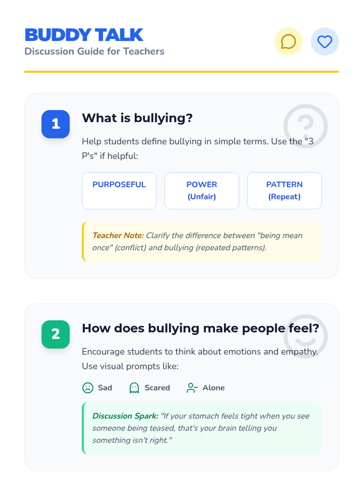 Be a Buddy Not a Bully • Lesson • Lenny Learning