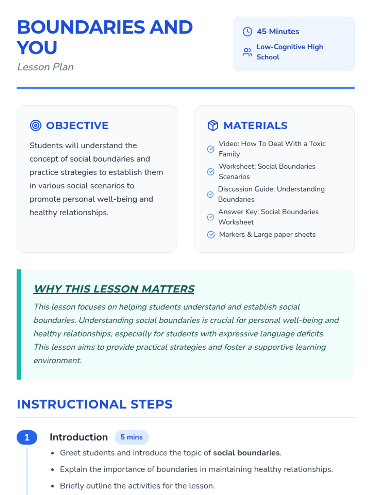 Boundaries and You • Lesson • Lenny Learning