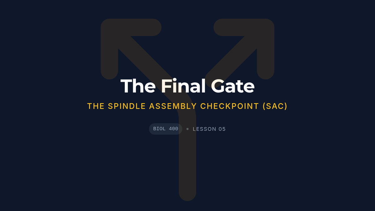 Spindle Assembly Checkpoint • Lesson • Lenny Learning