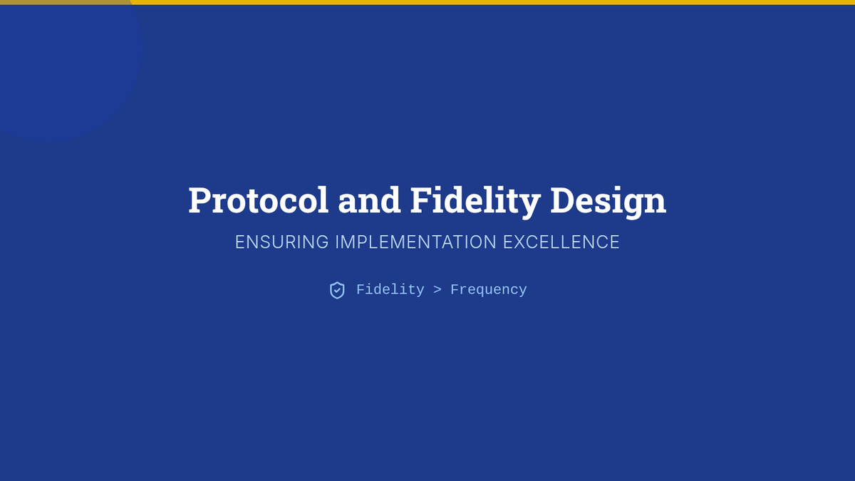 Protocol and Fidelity Design • Lesson • Lenny Learning