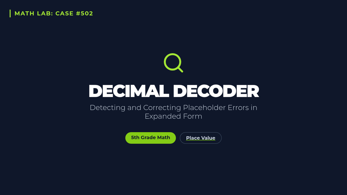 Decimal Decoder • Lesson • Lenny Learning