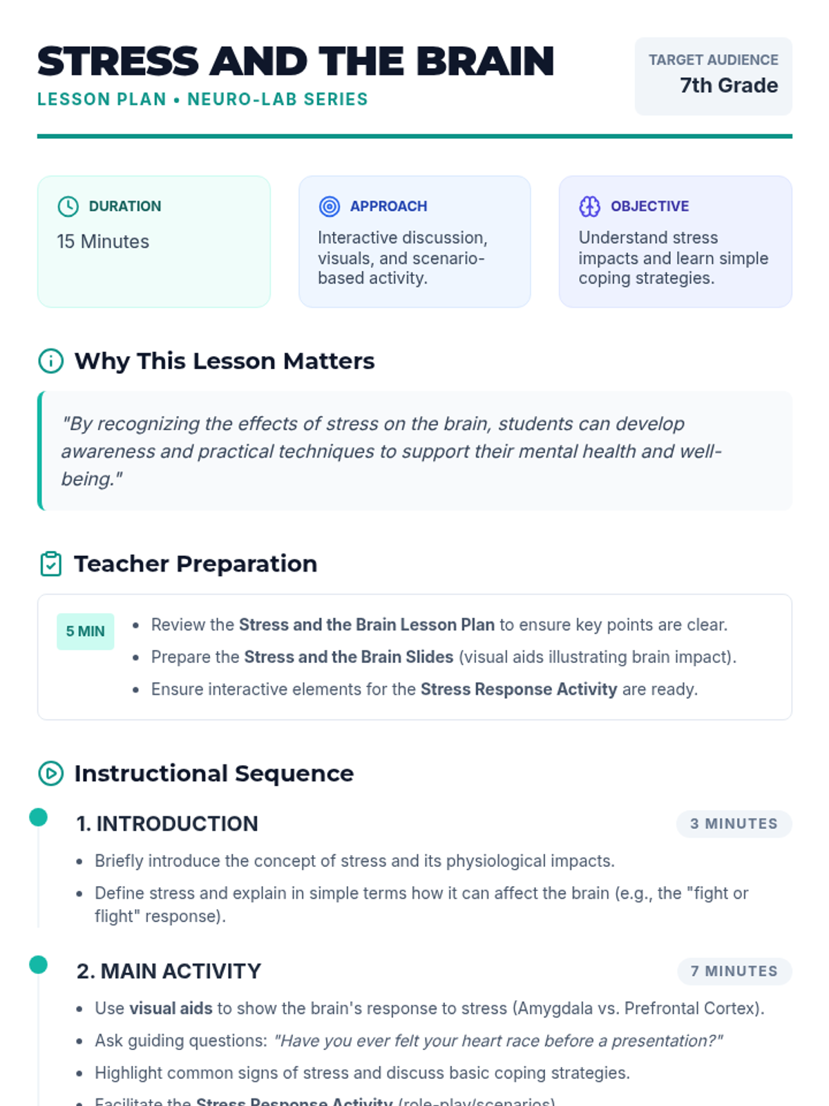 Stress and the Brain • Lesson • Lenny Learning