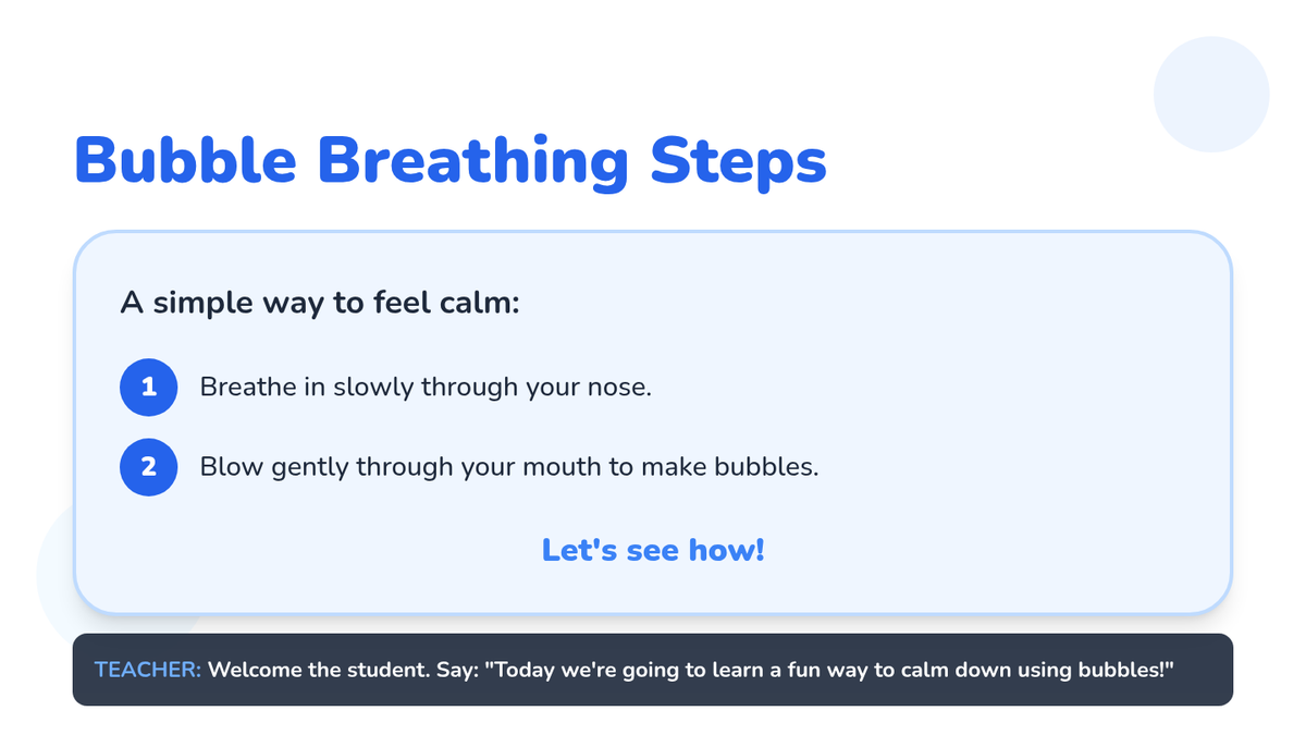 Behavior Bubbles • Lesson • Lenny Learning