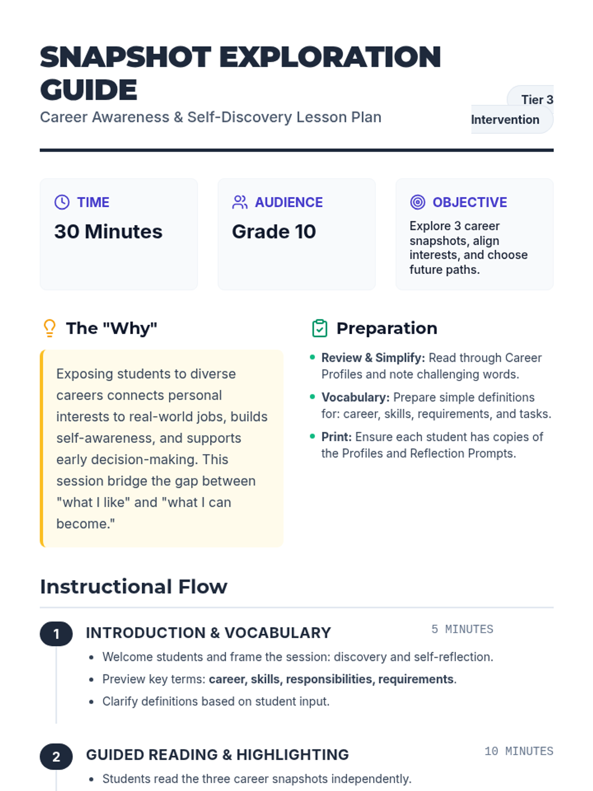 Career Snapshots • Lesson • Lenny Learning