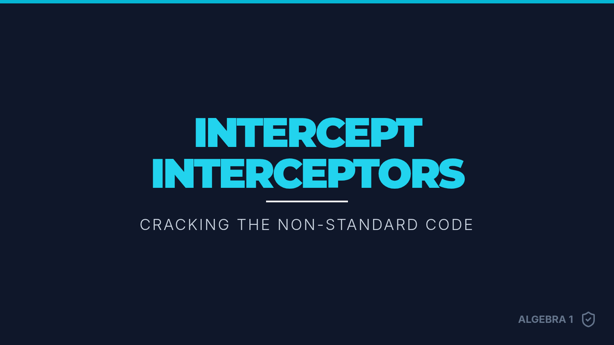Intercept Interceptors • Lesson • Lenny Learning
