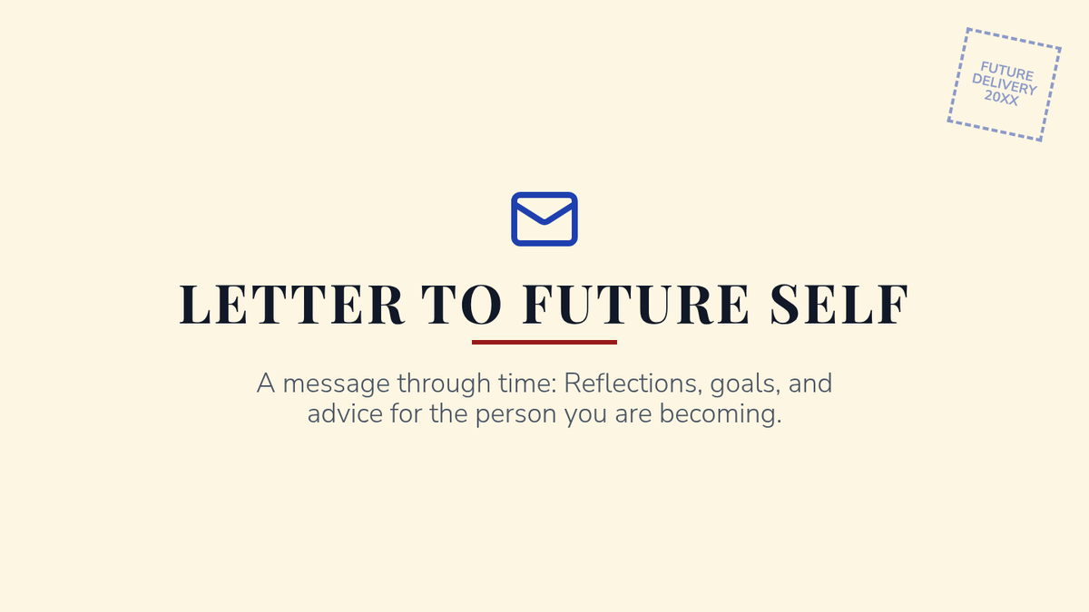 Letter to Future Self • Lesson • Lenny Learning