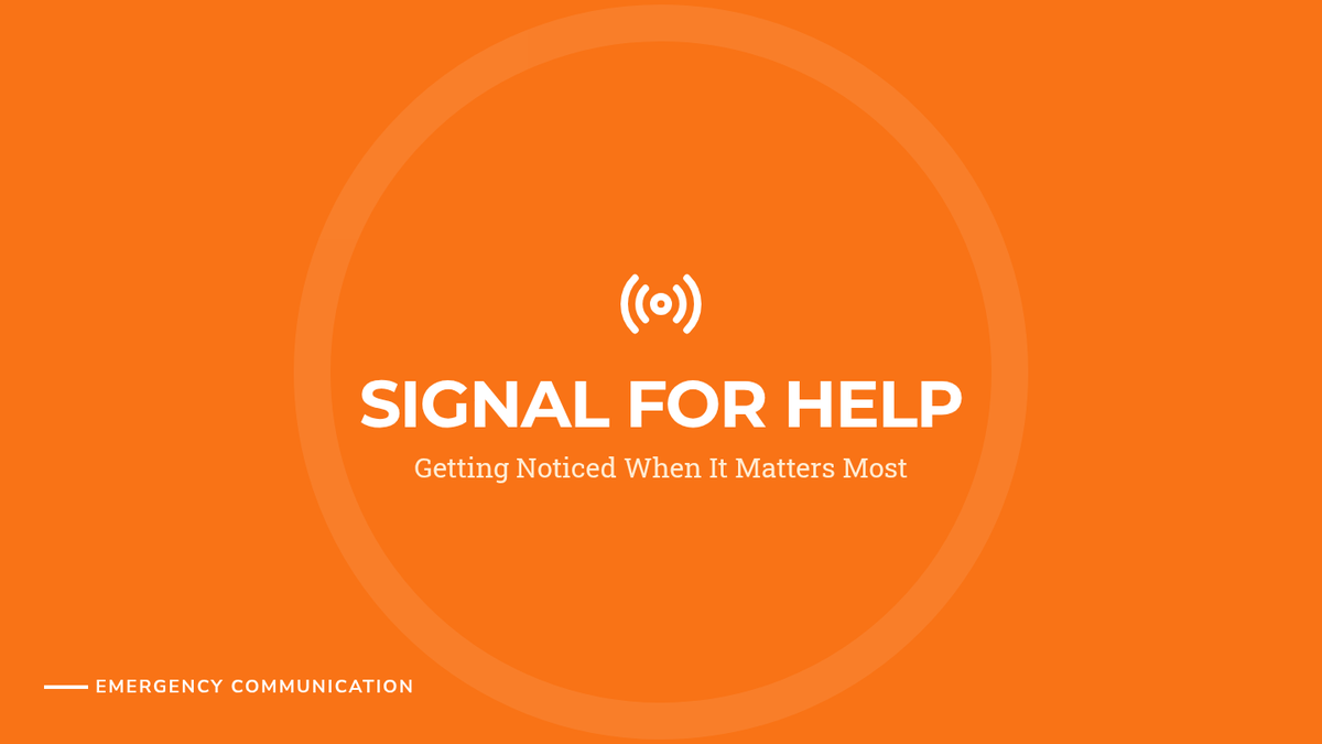 Signal for Help Slides • Material • Lenny Learning