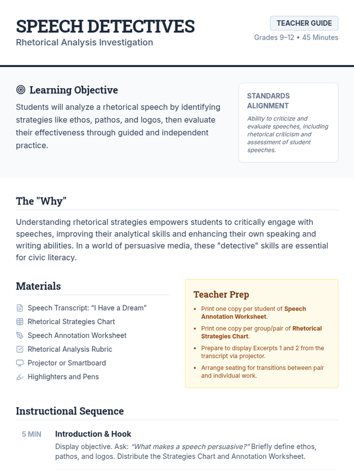 Speech Detectives • Lesson • Lenny Learning